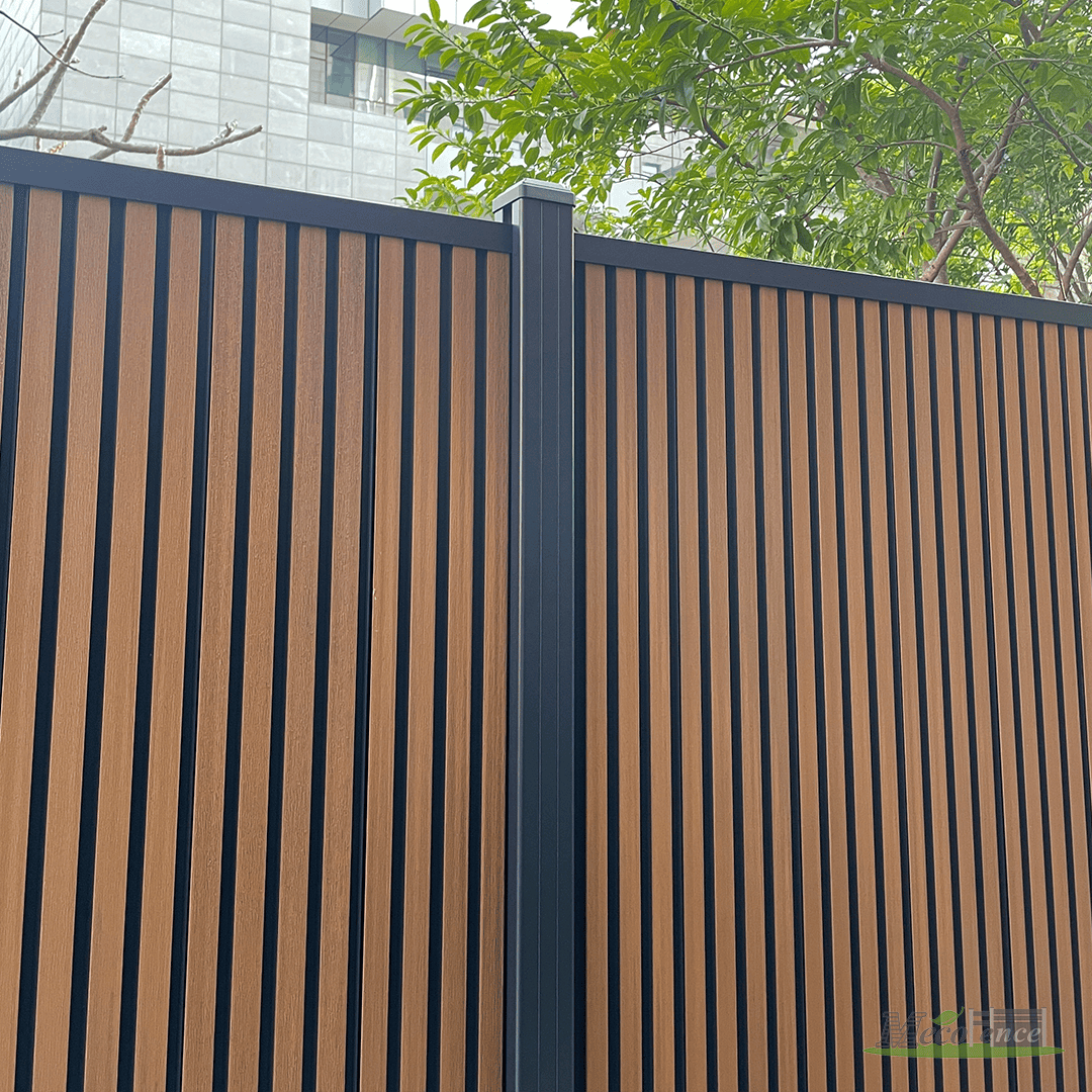 Dual-Tone Composite Fence Panels | Modern Slat Privacy