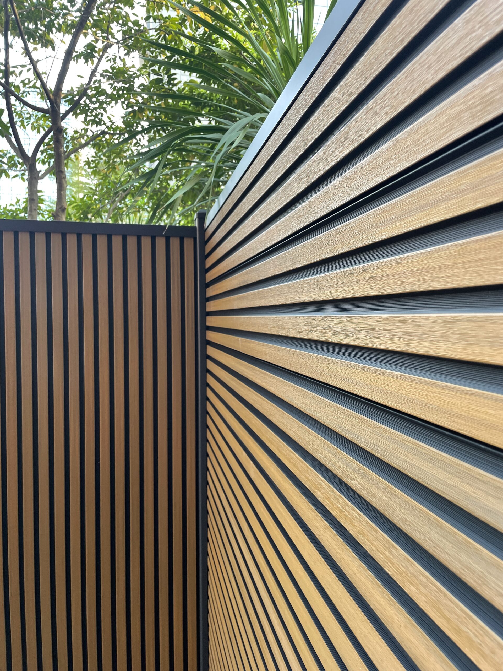 Slat Composite Fence | Modern Privacy Screen Panels